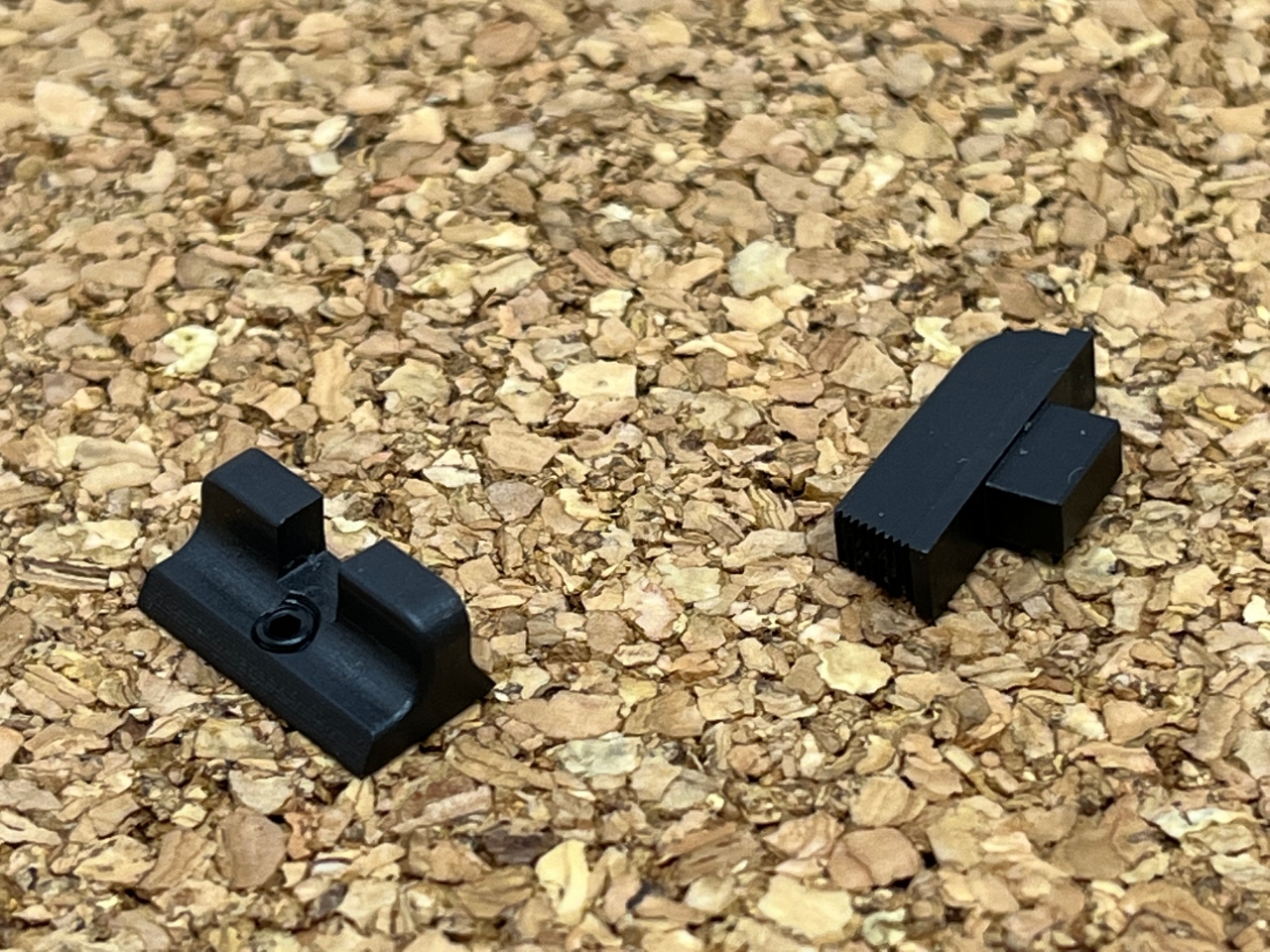 Harrison Design & Consulting, LLC. HD-034 Black Serrated Snake Sights Set